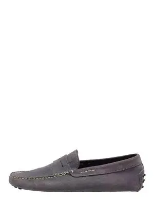 TOD'S Tod's Vintage Gommino Round-Toe Loafers Blue