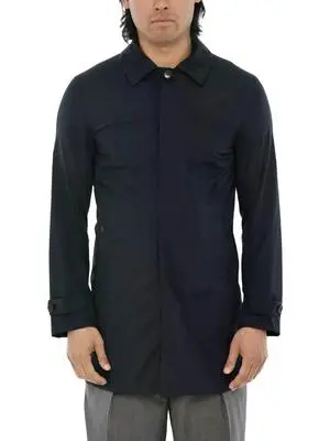 Woolrich Concealed-fastening Jacket - Blue