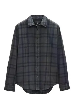 Rag & Bone Tomlin Check-pattern Shirt - Grey