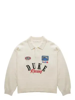 DUKE + DEXTER Dr4 Racing Polo - Cream