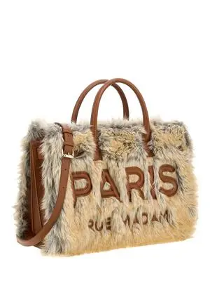 RUE MADAM PARIS Aspen Tote Bag - Beige