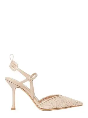 Fendi Fendi Very Colibrì Slingback Stiletto Heel Pumps Pink