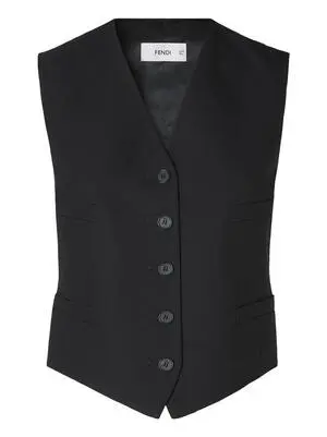 Fendi Tuxedo-inspired Gilet - Black