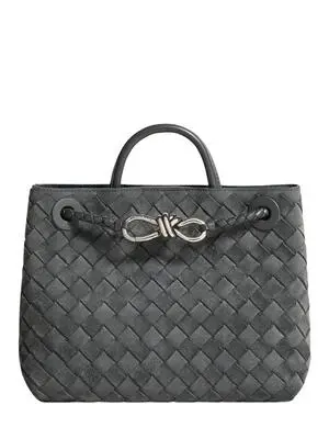Bottega Veneta Small Andiamo Obsidian Gray