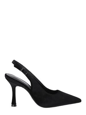 Carvela Leoni Velvet Sling-back Courts - Black