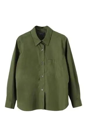 MARGARET HOWELL Classic Collared Shirt - Green
