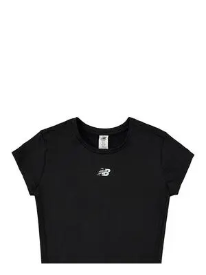 NEW BALANCE Harmony Fitted Short Sleeve T-shirt - Black