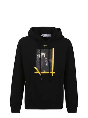 Off-White Caravaggio Arrows Slim Hoodie - Black