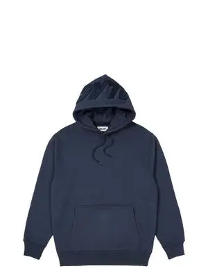 PALACE Spell Out Chenille Hooded Sweatshirt - Blue