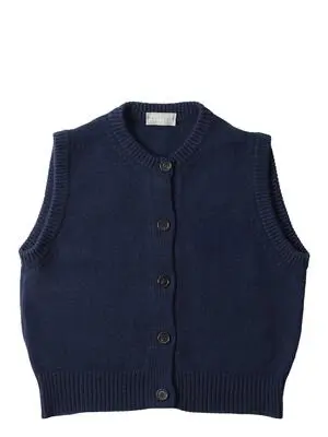 MARGARET HOWELL Knitted Gilet - Blue