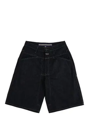 MARITHÉ + FRANÇOIS GIRBAUD Midnight/broken Twill" Bermuda Shorts - Blue