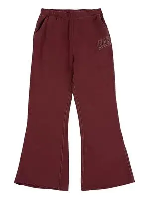MARKET Big Stitch Open Leg Sweatpants - Red