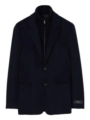 BURBERRY Burberry Detachable Bib Tailored Jacket In Cashmere