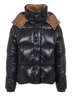 Moncler Parana Puffer Jacket With High Collar - Black