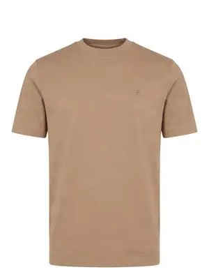 BOSS BLACK Crew Neck Logo T-shirt - Medium Beige