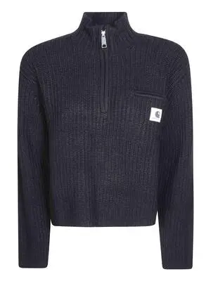 Carhartt CARHARTT Acrylic Half-Zip Sweater Nero