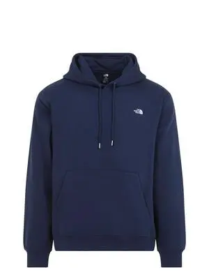 The North Face Relaxed Cotton Blend Hoodie With Dome Logo - Blue
