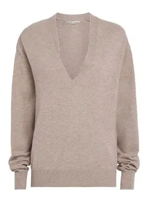 Source Unknown Cashmere-wool Half-twist Byron Sweater - Beige