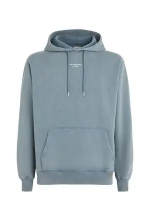 Drole De Monsieur Not From Paris Madame" Cotton Hoodie - Grey