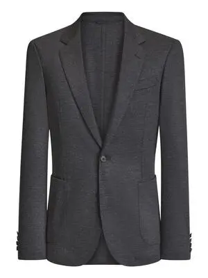 BOSS By Beckham Melange Jacket In Italian Virgin Wool