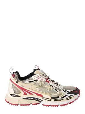 Off-White Be Right Backin" Sneakers - Sand/red