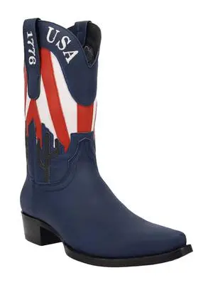 DINGO Freedom Western Boots - Navy