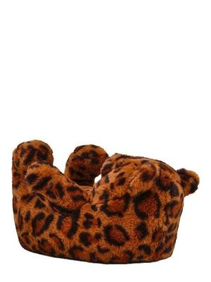 Steve Madden Buddies" Bear Slippers - Leopard
