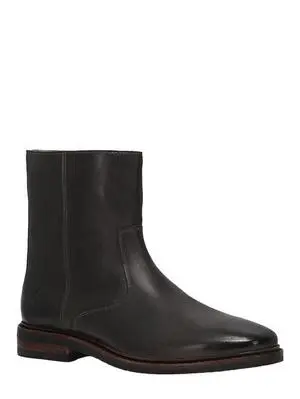 THE FRYE COMPANY Paul Inside Zip Leather Boots - Granite