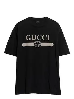 GUCCI Cotton Jersey T-shirt With Print