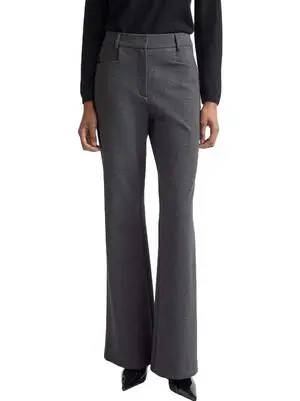 TOCCIN Gaia High Waist Flared Pants - Shadow