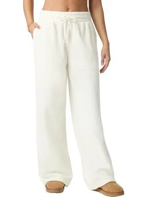 FLORENCE BY MILLS Florence By Mills Polar Fleece Wide Leg Sweatpants Jet Stream