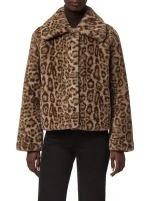 Apparis Elis Leopard Faux Fur Coat - Light Leopard
