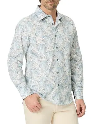 Robert Graham Foxboro Point Collar Knit Shirt Multi