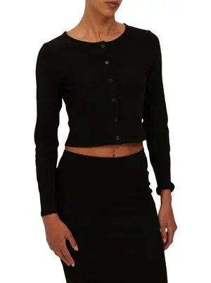 PROJECT SOCIAL T Project Social T Del Rey Cardigan Black