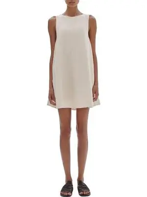 Nude Lucy Nemi Linen Mini Dress - Chamomile