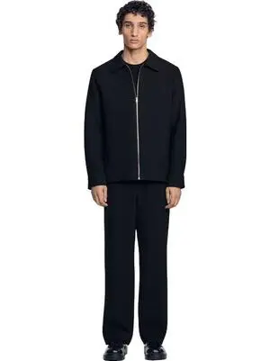 Sandro Zipped Shirt - Black