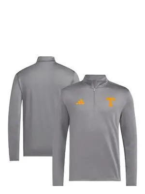 Adidas Tennessee Volunteers Quarter-zip Pullover - Gray