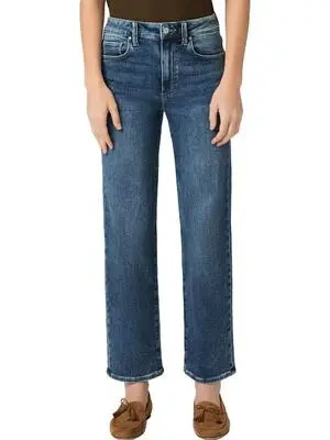 PAIGE PAIGE Stevie Seamed Ankle Straight Leg Jeans
