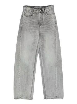 Alexander Wang Faded Wide-leg Jeans - Grey