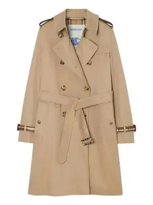 Burberry Mid-length Kensington Trench Coat - Neutrals