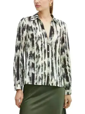 MORGAN Abstract Print Shirt - Neutrals