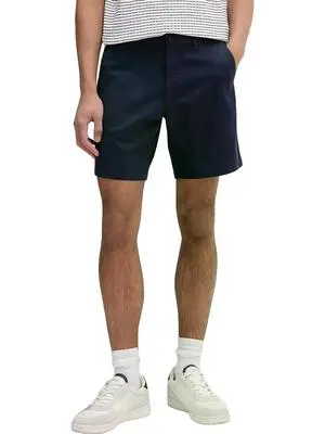 Michael Kors Stretch Cotton Chino Shorts - Blue