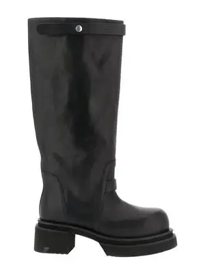 Rick Owens Calfskin Boots - Black