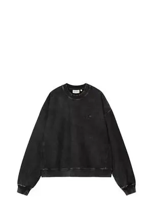 Carhartt Work In Progress Lambert Embroidered-logo Sweatshirt - Black