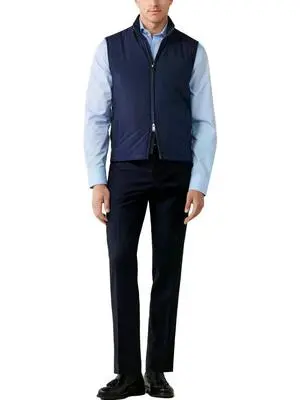 HACKETT LONDON Windsor Gilet - Blue