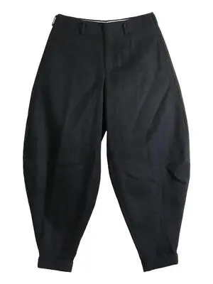 Comme Des Garçons Wool Balloon Trousers - Black