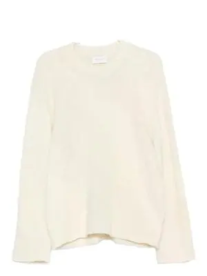 DIANA STUDIO Crew Neck Knitted Sweater - Neutrals