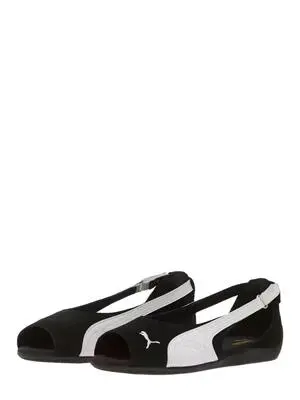 PUMA Speedcat Embroidered-logo Flat Sandals - Black