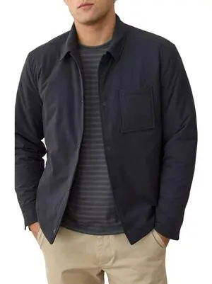 Marine Layer Traveler Insulated Shirt Jacket - Blue Graphite