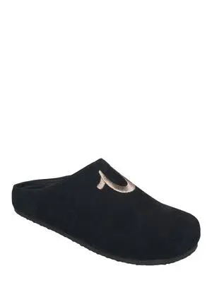 True Religion Horseshoe Logo Clogs - Black